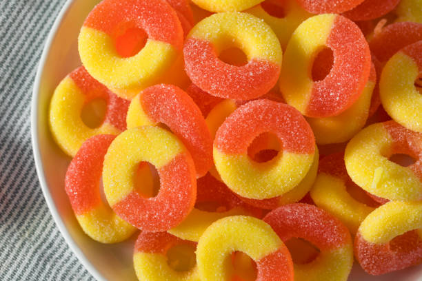 Delta 9 Peach Rings | Laughing Buddha